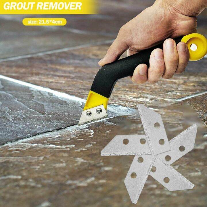 Grout Remover Hand Tool Tile Remover Heavy Duty Rake Tiling Tungsten ...