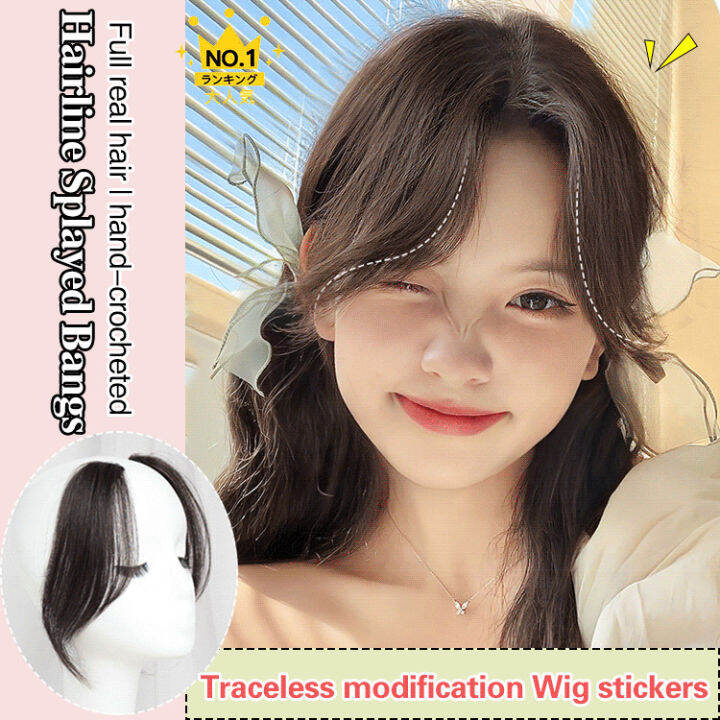 LanFo Shop Splayed bangs hairline wig stickers natural forehead real ...