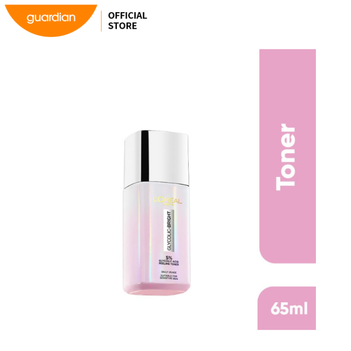 L'Oreal Paris Glycolic-Bright Peeling Toner 65ml | Lazada