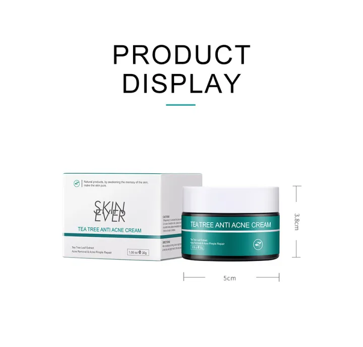 SKIN EVER Anti-Acne Pimple cream, Acne Treatment Set Remove Acne Facial ...