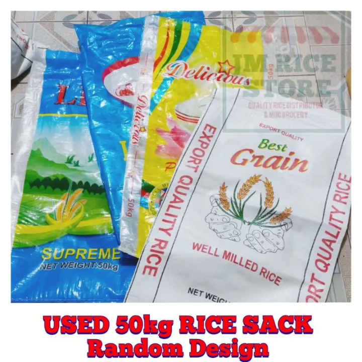 Rice Sack 50kg Used empty sako 1 piece BIG | Lazada PH