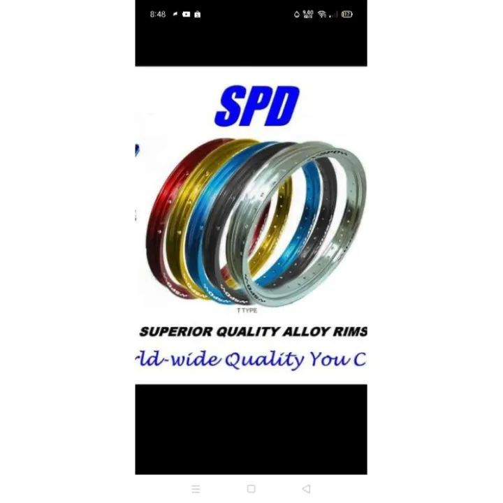 super selling SPD RIM BLACK...ALL sizes (36 holes per piece) | Lazada PH