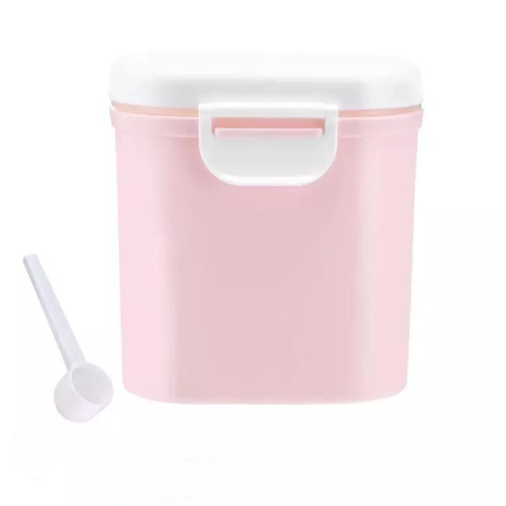 Travel Infant Formula Dispenser Box with Scoop, LILY Portable Baby Dry Milk Powder Food ...