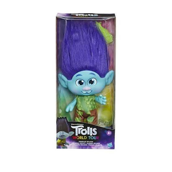 TROLLS WORLD TOUR TODDLER BRANCH ORIGINAL HASBRO BONEKA TROLLS BRANCH ...