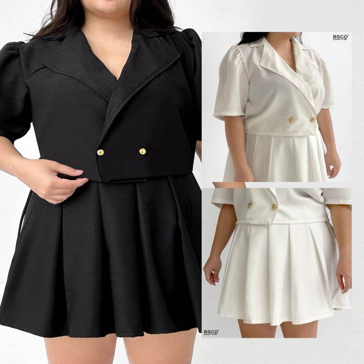 Bsco Curve Devorah Korean Bodycon Dress Plus Size Lazada Ph