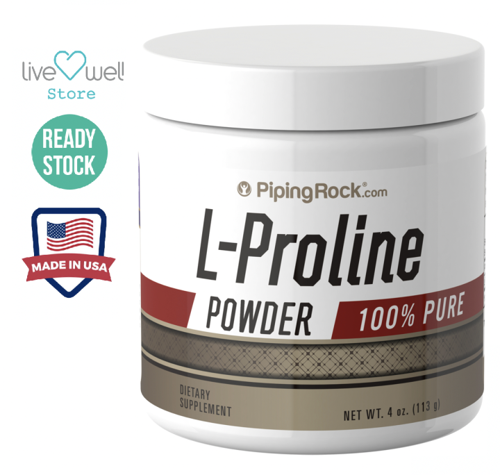[Ready Stocks] L-Proline Powder 113g, Skin Repair, Joints, Bones ...