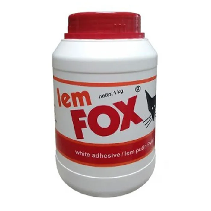 Lem Fox Putih PVAC 1kg - Lem Putih Serbaguna - Lem Kayu - Lem Kertas ...