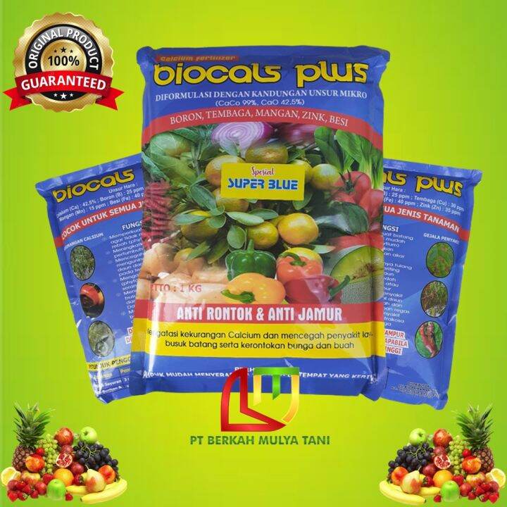 Biocal Plus Pupuk Kalsium Super Blue Anti Rontok Dan Anti Jamur 1 Kg ...