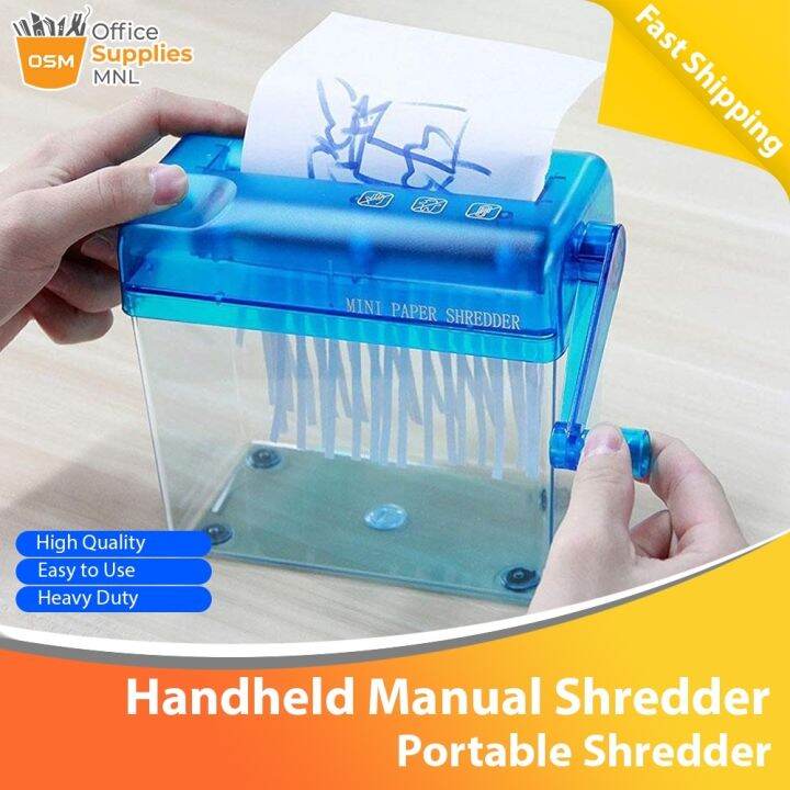 【Hot sales】 Paper Shredder Portable Handheld | Lazada PH