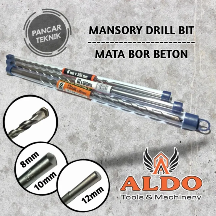 Mata Bor Tembok Beton Panjang 300mm Heavy Duty ALDO | Lazada Indonesia