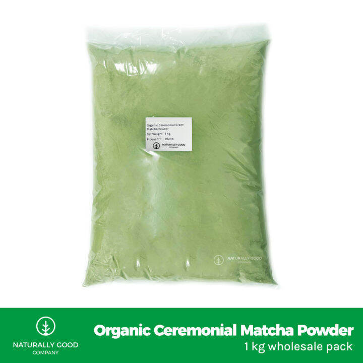 Organic Ceremonial Grade Matcha Powder (1 kg wholesale pack) | Lazada PH