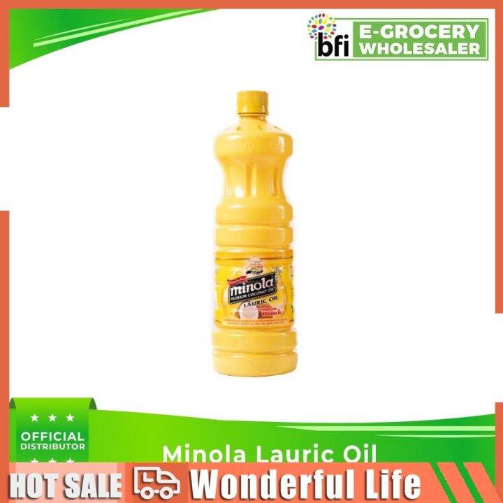 BFI Minola Premium Coconut Cooking Oil PET Bottle 485ml | Lazada PH