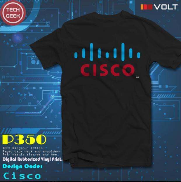 T shirt for men/TECH GEEK Cisco Gifo Shirt | Lazada PH