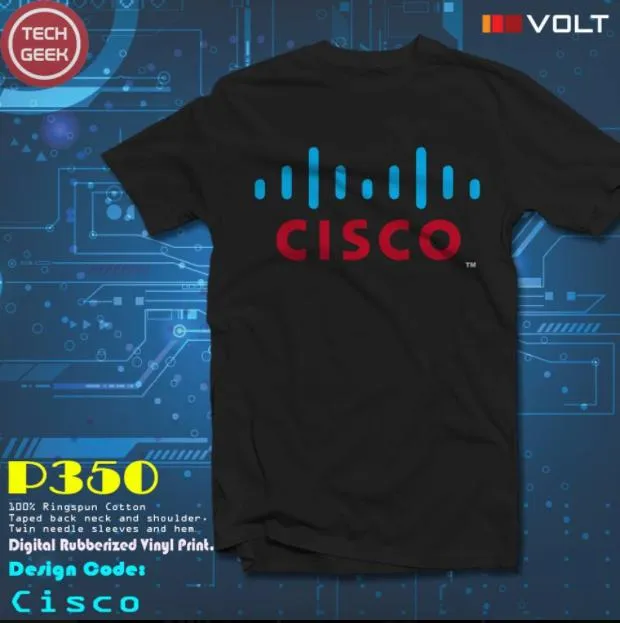 TECH GEEK Cisco Gifo Shirt | Lazada PH