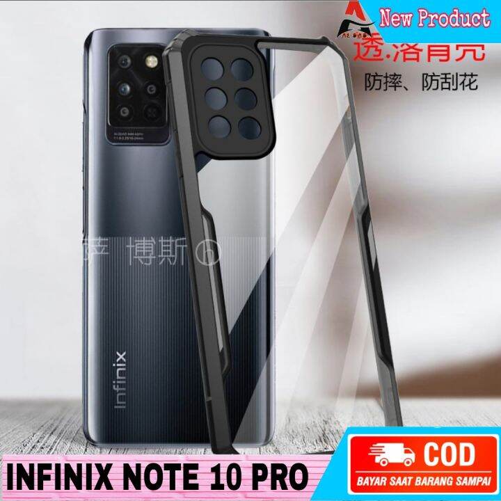 Casing INFINIX SMART 8 Softcase Shockproff Camera Protection Transparan ...