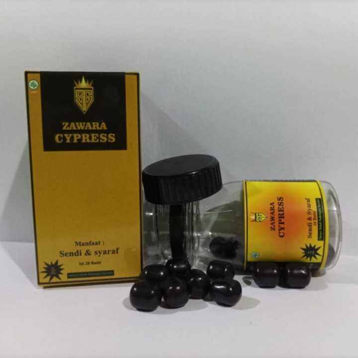 Zawara Cypress Pil Hitam untuk Syaraf dan Persendian | Lazada Indonesia