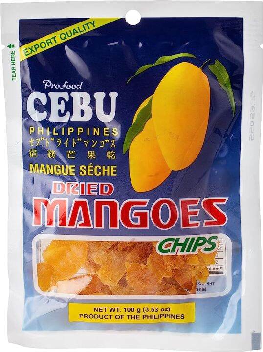 Profood Cebu Brand Dried Mango Chips 100g & 200g | Lazada PH