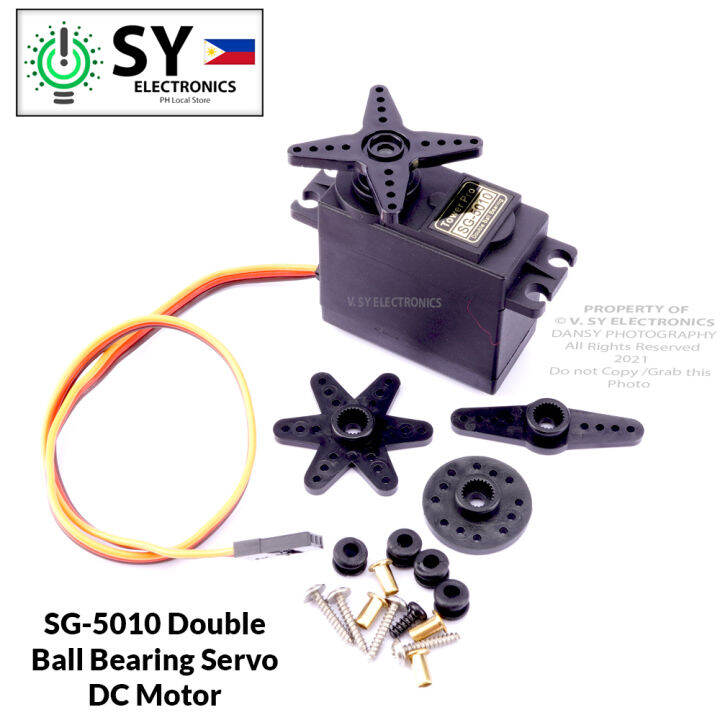 Original TowerPro SG5010 Double Ball Bearing 5KG 180 Degrees High ...