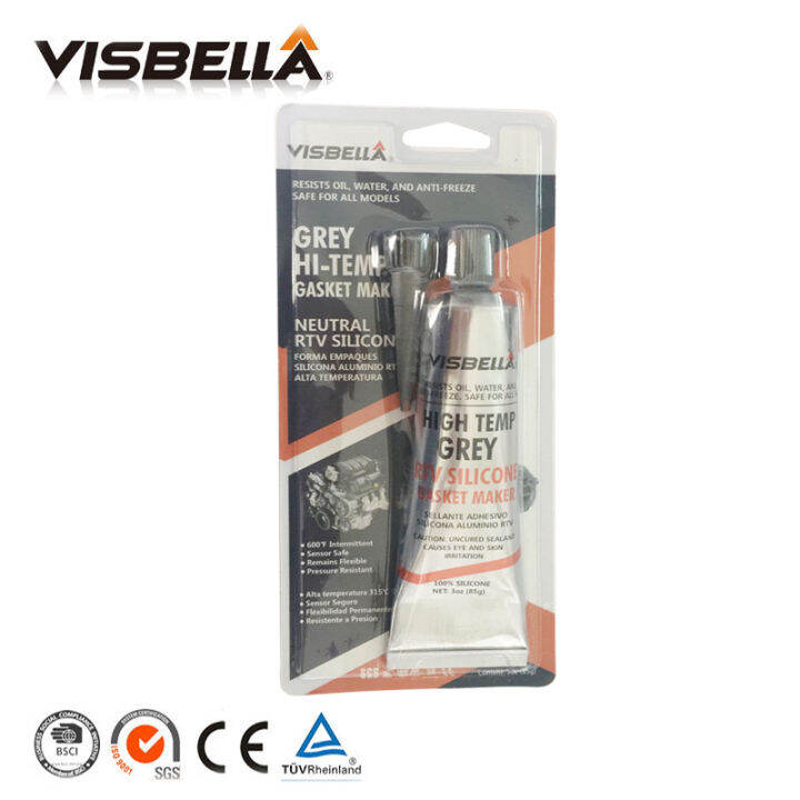 VISBELLA กาวปะเก็นซิลิโคน grey RTV Silicone Gasket Maker High ...