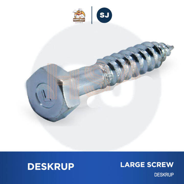 DESKRUP / LAG SCREW GALVANIS 304 5/16 X 2 | Lazada Indonesia