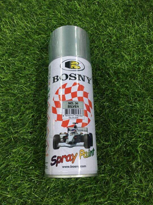 BOSNY SPRAY PAINT NO. 36 SILVER | Lazada PH