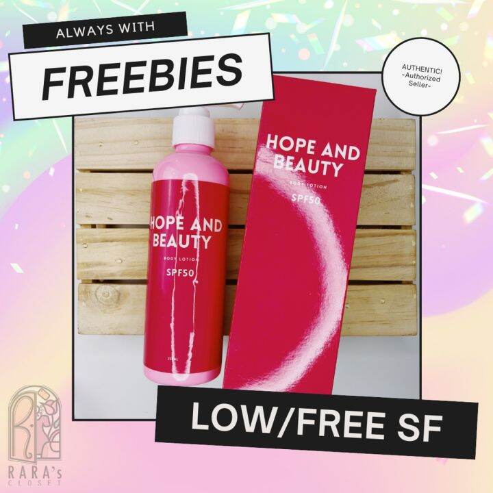 Hope & Beauty Whitening Lotion SPF50 250ml | Lazada PH