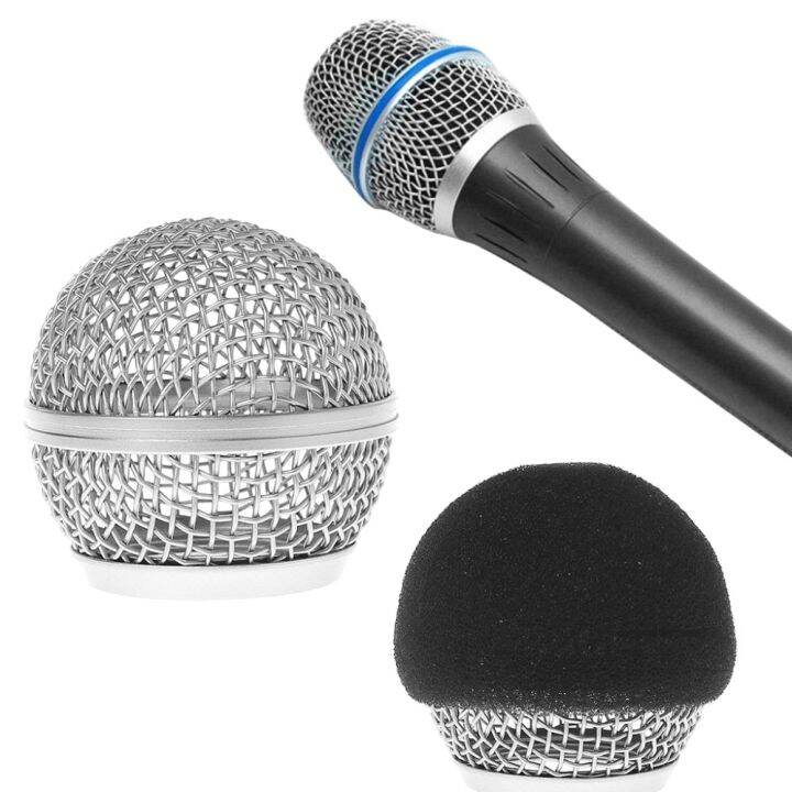 Replacement Ball Head Mesh Microphone Grille For Shure BETA58 BETA58A ...