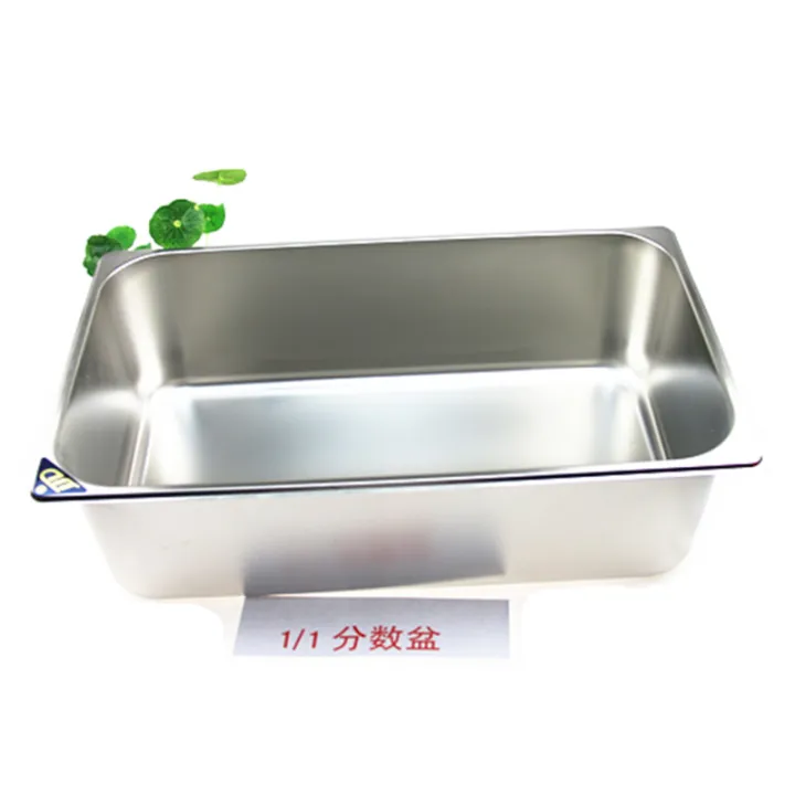 Portions of stainless steel rectangular electrolytic extra-thick basin ...