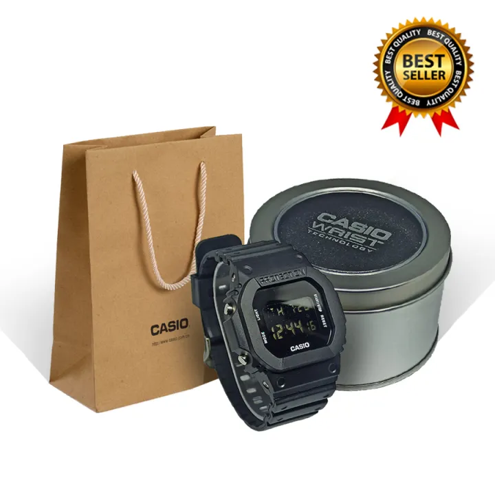 Casio Protection All Black Rubber Strap Watch for Men | Lazada PH