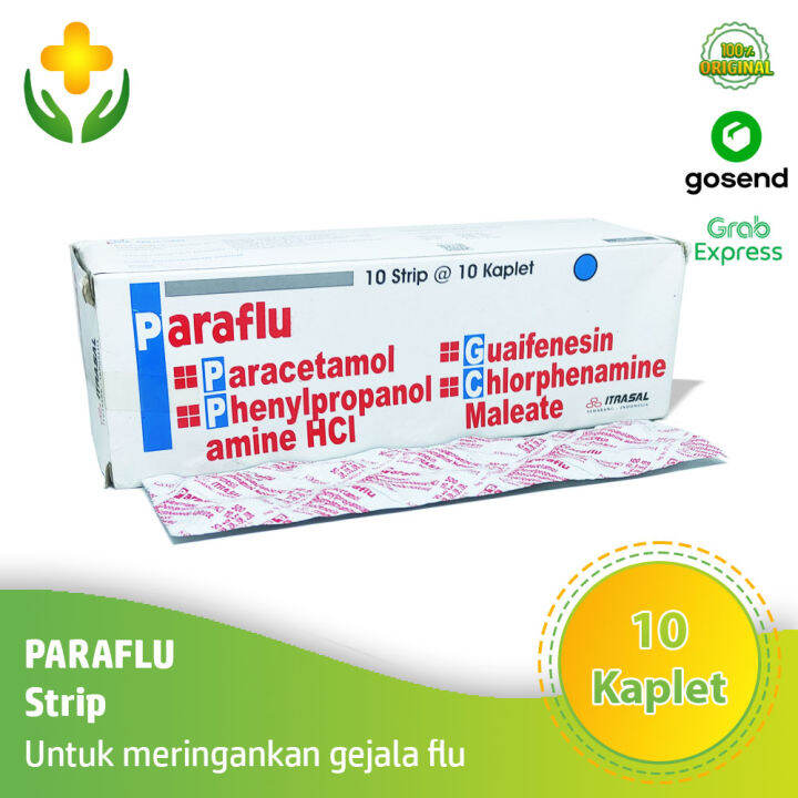 Paraflu Strip 10 Kaplet Obat Flu Demam Pilek Batuk | Lazada Indonesia