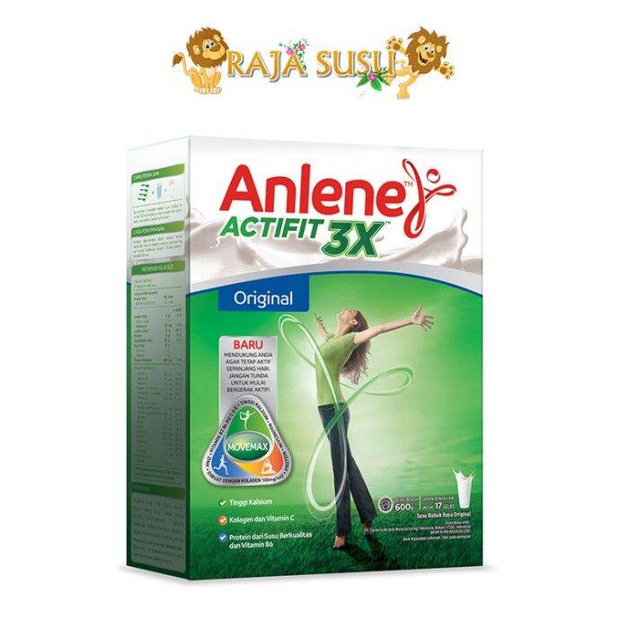 ANLENE ACTIFIT ORIGINAL 600 GR | Lazada Indonesia