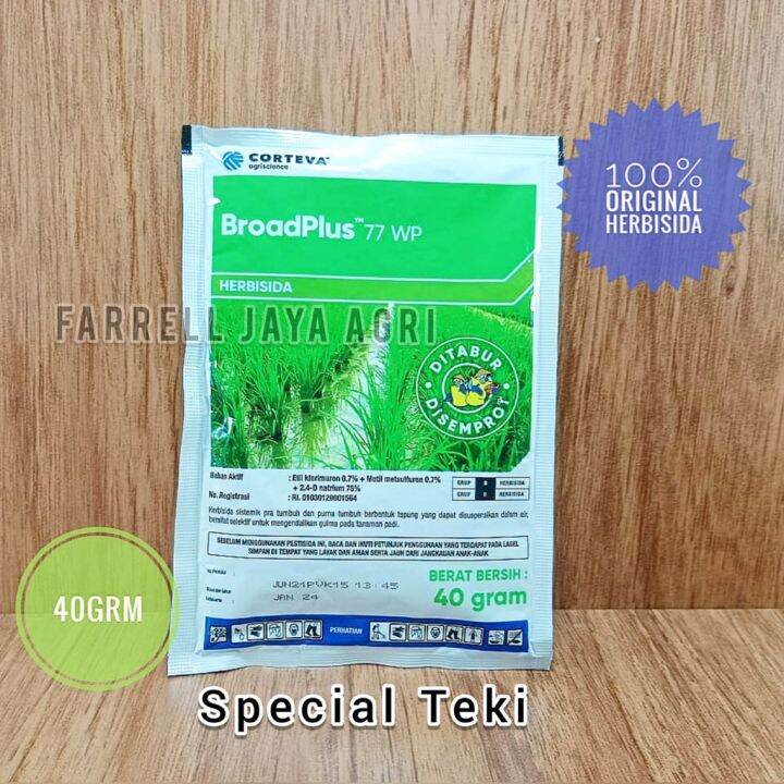 HERBISIDA ALLY PLUS | BROADPLUS 77 WP 40 GRAM | Lazada Indonesia