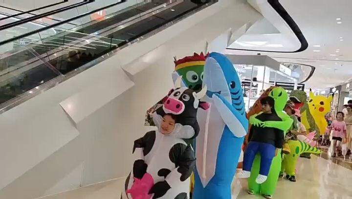 Year of Rabbit 2023 New Easter Rabbit Inflatable Clothing Cartoon Full ...