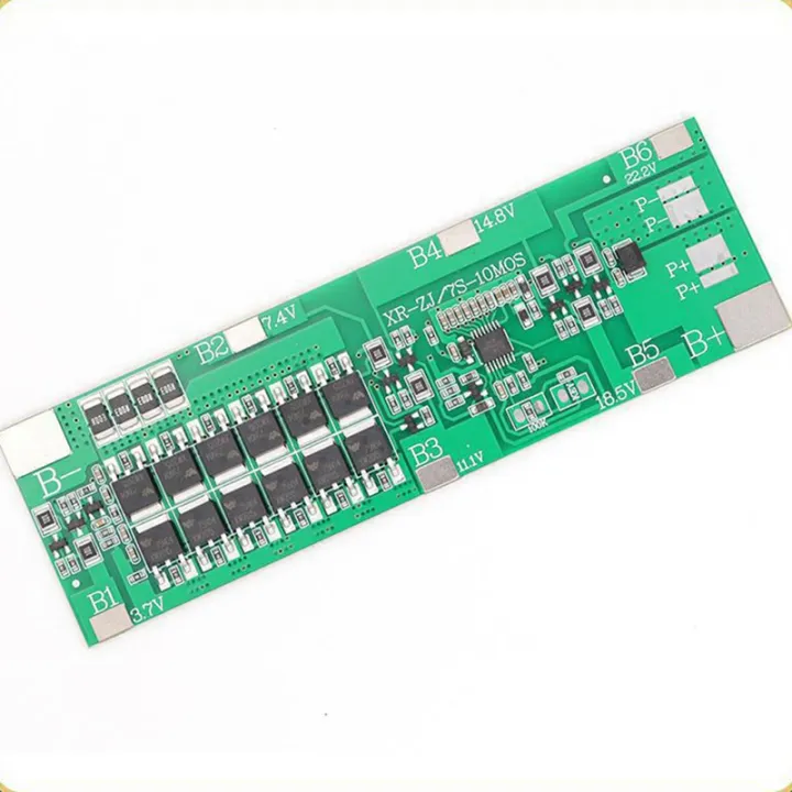 BMS 7S 24V Li-Ion 18650 Battery Packs Charge Board with Balance ...