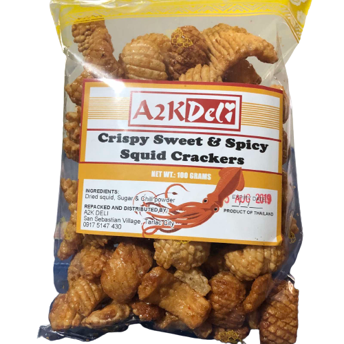 A2K Deli Crispy Squid Crackers (Sweet & Spicy) | Lazada PH