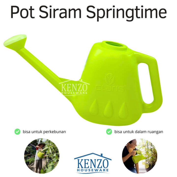 Pot Siram Bunga Alat Penyiram Tanaman Hias Plastik Springtime Claris ...