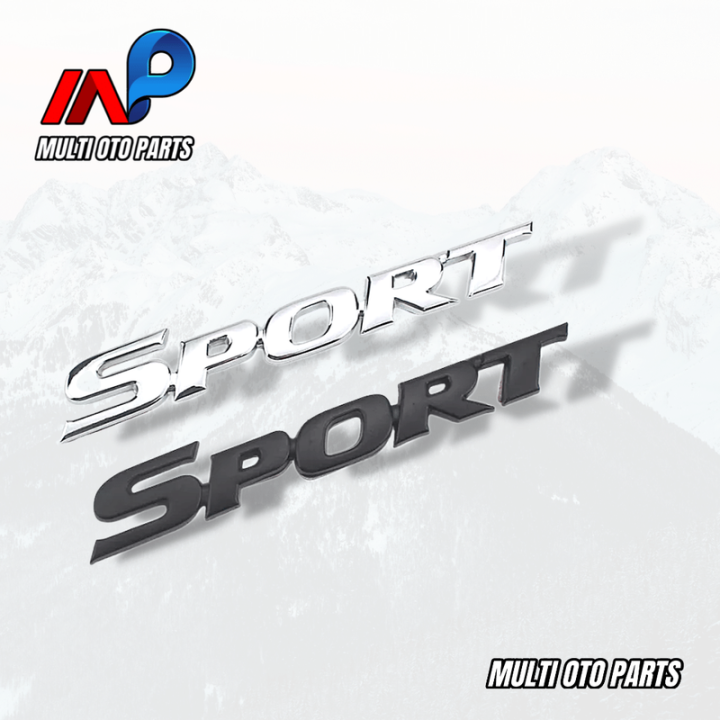 Sticker Emblem Metal 3D Sport Logo variasi stiker Mobil High Quality ...