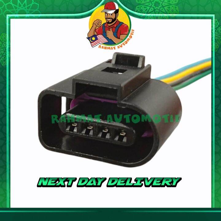 4 Pin Volkswagen Jetta MAP Sensor (1J0973704) Socket Connector Made in ...