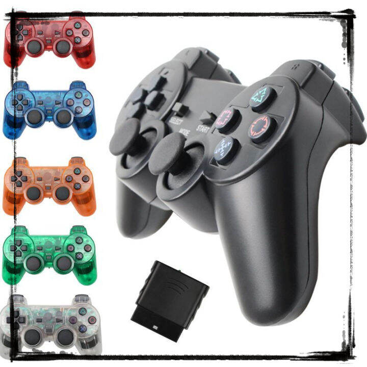 PS2 Wireless Controller Playstation2 Dualshock Bluetooth Gamepad | Lazada