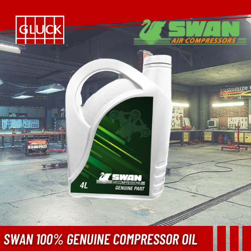 SWAN GENUINE COMPRESSOR OIL FOR AIR COMPRESSOR 4 LITER (100% GENUINE ...