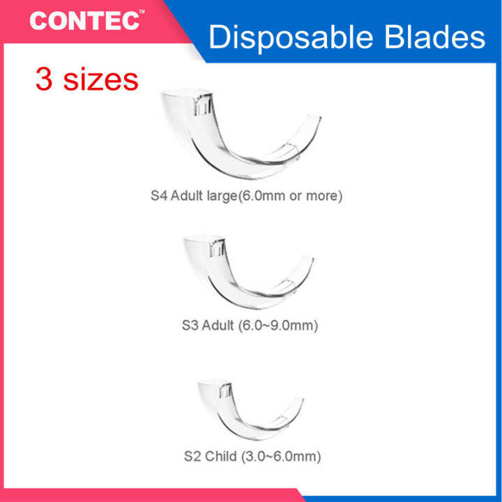 CONTEC Disposable Blades for Video Laryngoscope GS1 Child/Adult/Adult Large 3 Sizes, New | Lazada PH