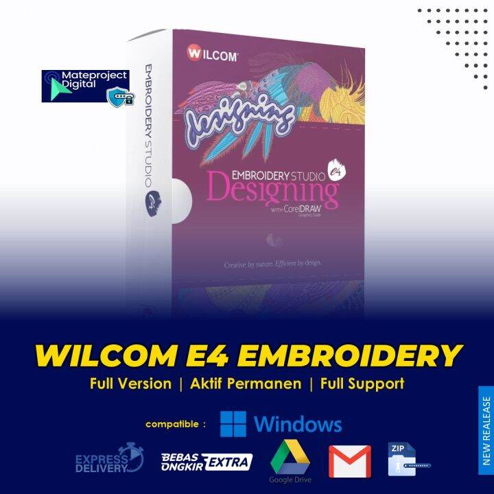 Software Design Wilcom E4 Embroidery Studio E4 Software Wilcom Design Bordir | Lazada Indonesia
