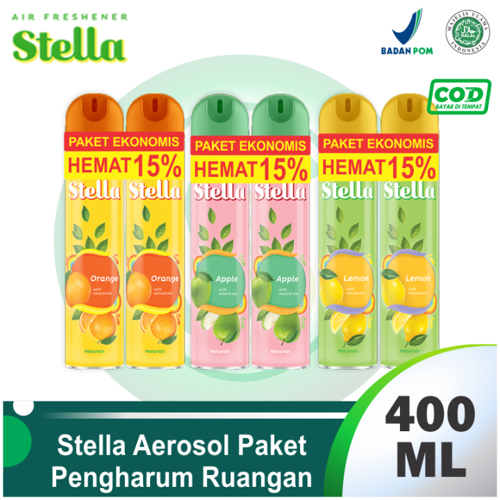 Stella Aerosol Multipack 2x400ml - Pengharum Ruangan | Lazada Indonesia
