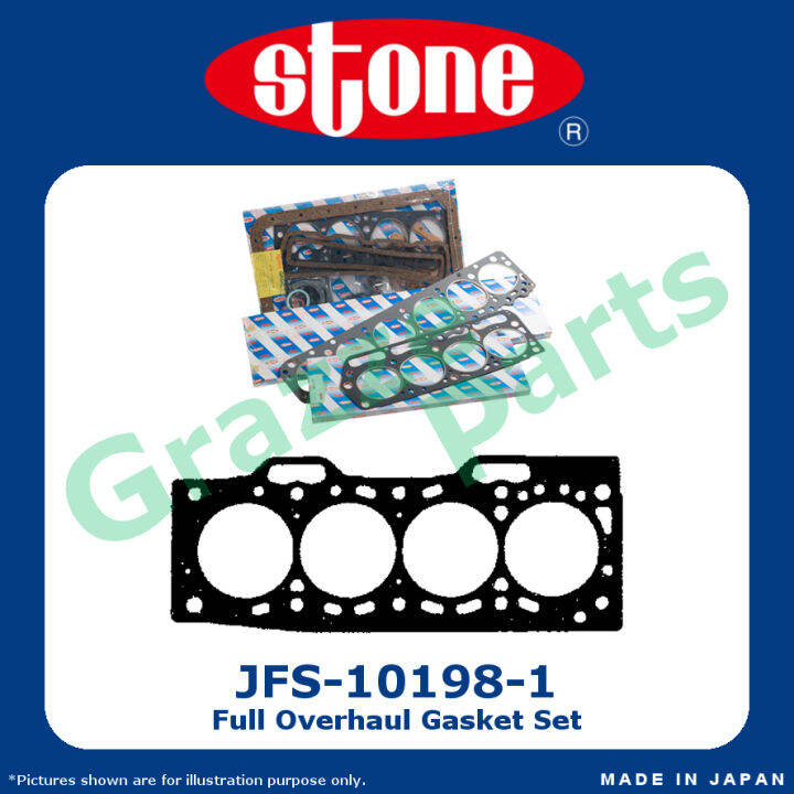 Stone 100% Made In Japan Full Overhaul Gasket Set JFS-10198-1 Toyota ...