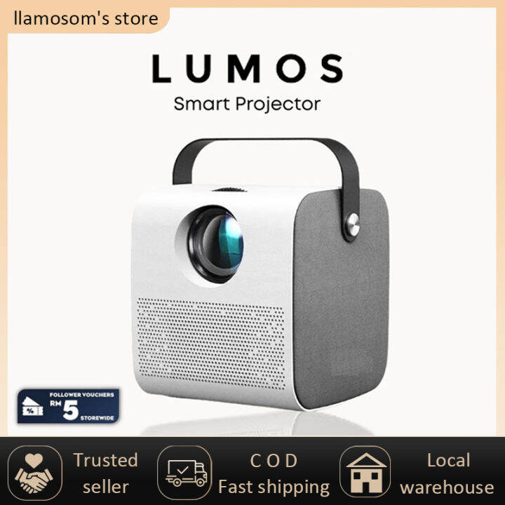 【llamosom】LUMOS Q3 PRO PROJECTOR High HD Built-in App Android Box Lumos ...