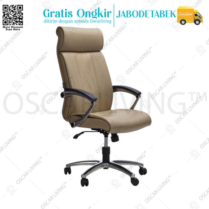 Kursi Kantor Kerja Direktur Savello Salvo HA Oscar All Brown/ Office ...
