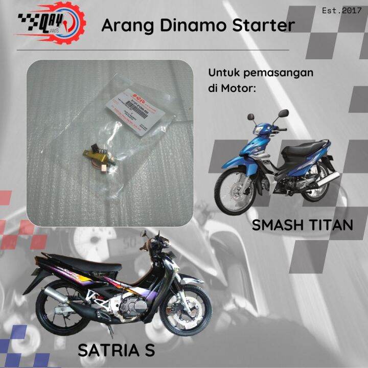 Arang Dinamo Starter Suzuki Smash Titan Satria 2 Tak | Lazada Indonesia