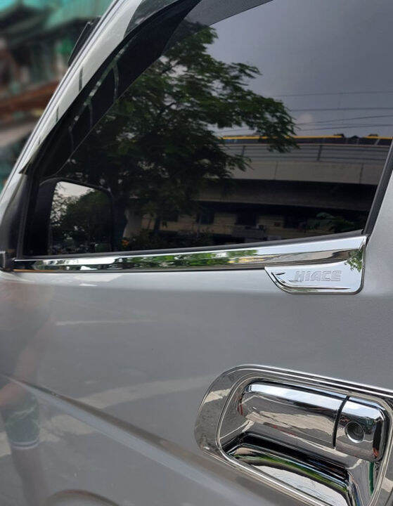 Toyota Hiace Commuter 2014 to 2018 Window Trim (Chrome) | Lazada PH
