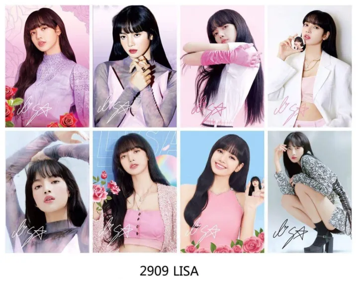 Blackpink Lisa Solo Poster Set (8 pcs per set ) | Lazada PH