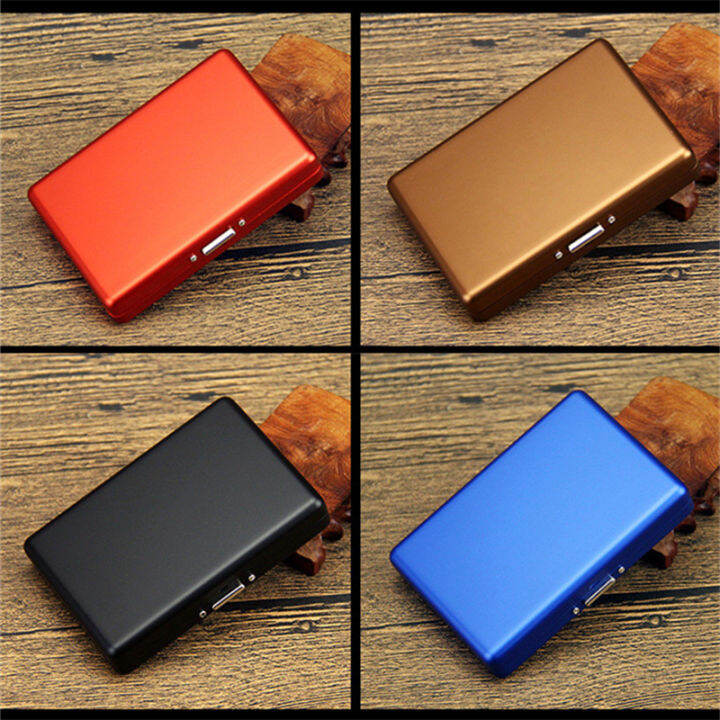 Multi-size Cigarett Storage Box Portable Metal Cigarettee Case Pressure ...